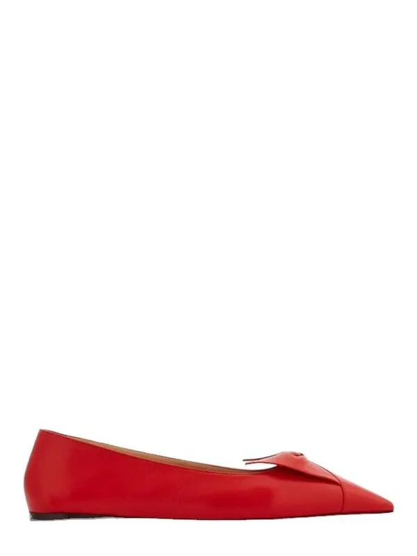 FERRAGAMO Bow Ballet Flat - Flame Red