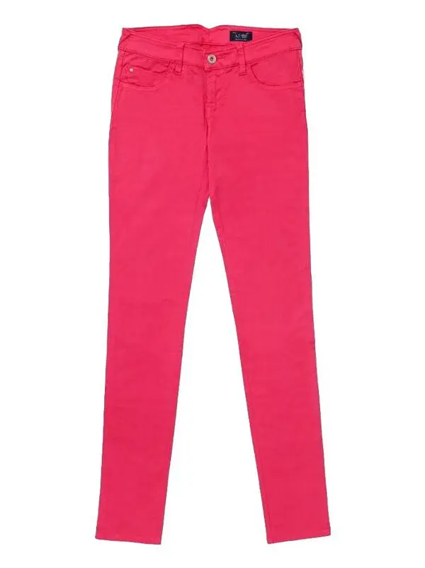Emporio Armani Belt Loop Straight Leg Jeans - Pink
