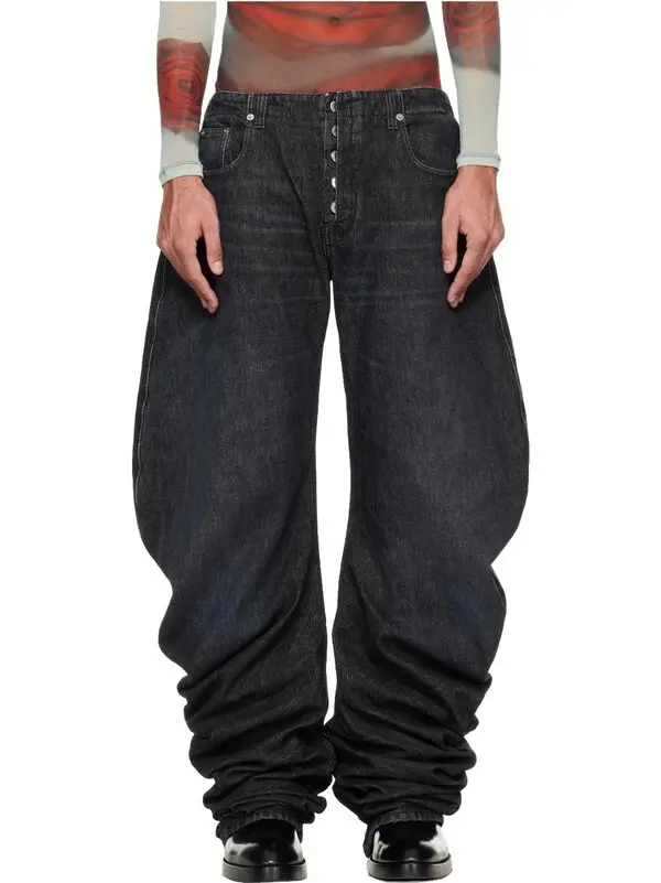JEAN PAUL GAULTIER Five-pocket Jeans - Black