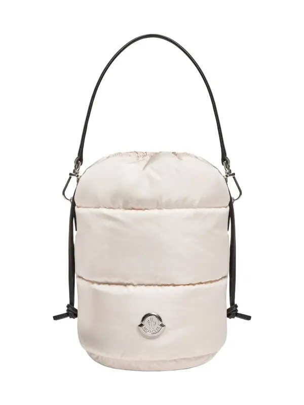 Moncler Caradoc Down Filled Bucket Bag - White