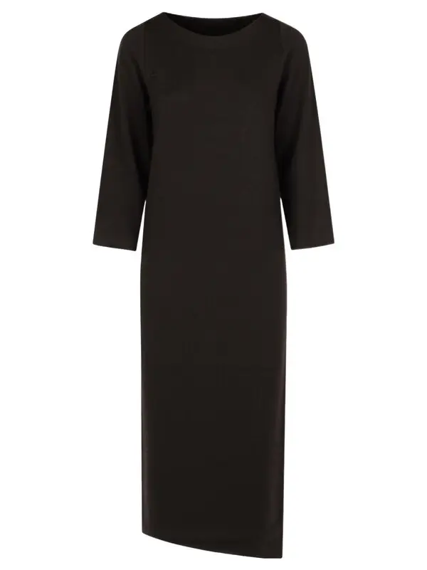 COURREGES Draped Long Dress - Black