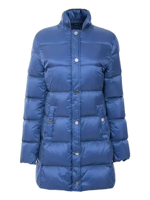 Emporio Armani Long-sleeved Down Jacket - Blue