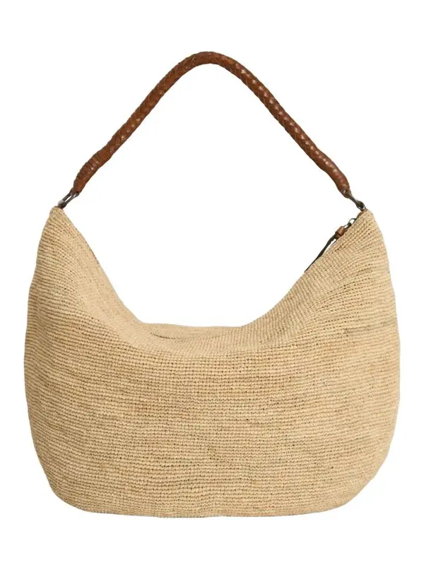 IBELIV Utopia Woven Shoulder Bag - Nude