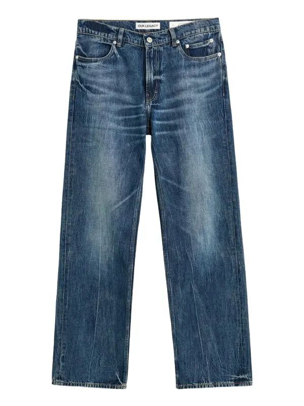 Our Legacy Carlson Straight-leg Jeans - Vienna Blue Wash