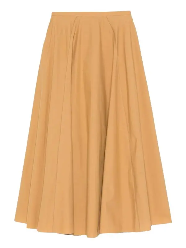 FORTE_FORTE Panelled Pleated Skirt - Pink