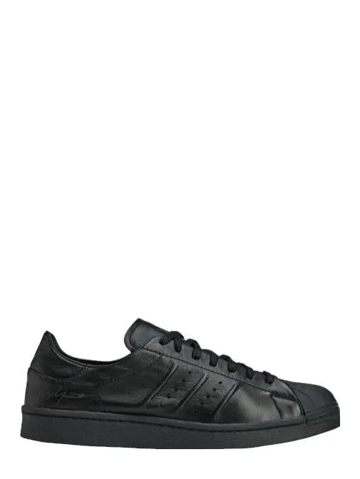 Y3 Superstar Low-top Sneakers - Black / Black / Black