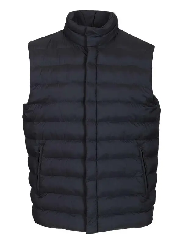 Herno Quilted Down Vest - Black