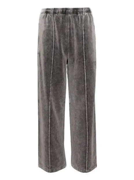Alexander Wang High Waist Straight Leg Trousers - Black