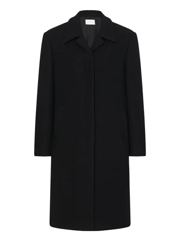 THE ROW Long-sleeved Coat - Black