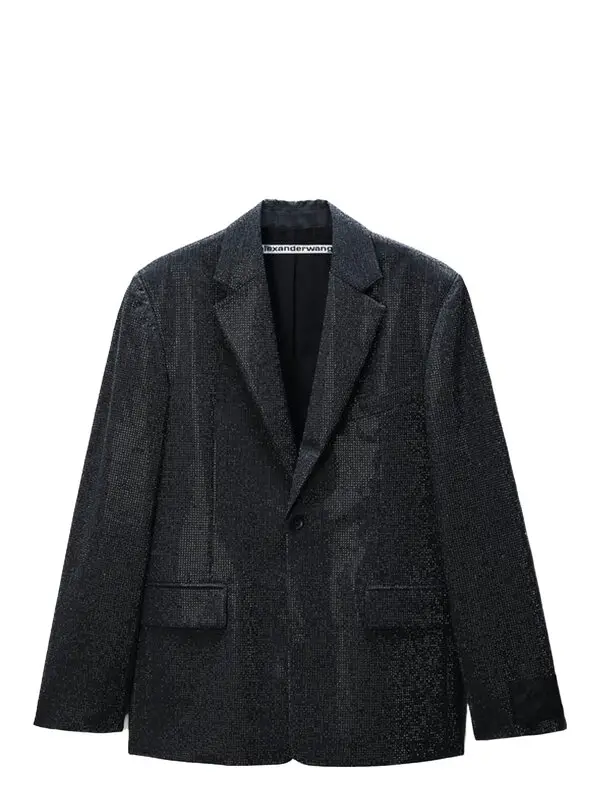 Alexander Wang Sequin-embellished Oversized Blazer - Grey