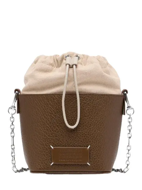 MAISON MARGIELA 5ac Chain Bucket Bag - Brown