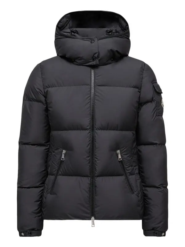 Moncler Fourmines Hooded Short Down Jacket - Black