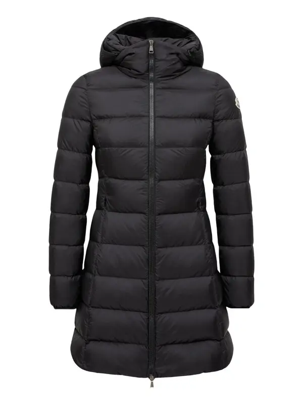 Moncler Gie Hooded Padded Coat - Black