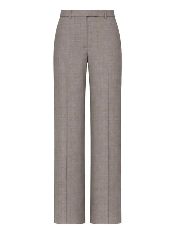 Seventy Belt Loop Pleated Trousers - Marron Glace