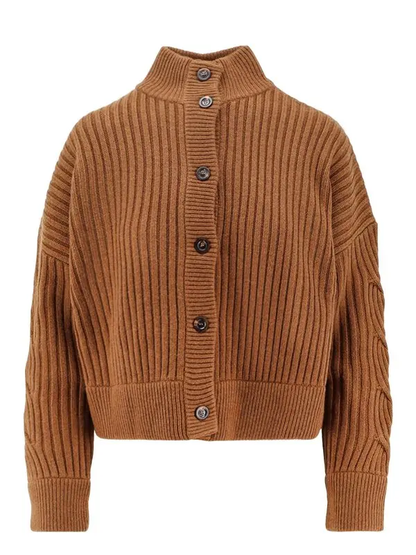 Max Mara Afelio Cardigan - Brown