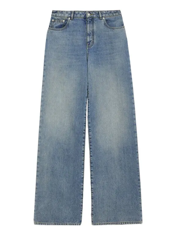 Alexander McQueen Wide-leg Jeans - Washed Blue