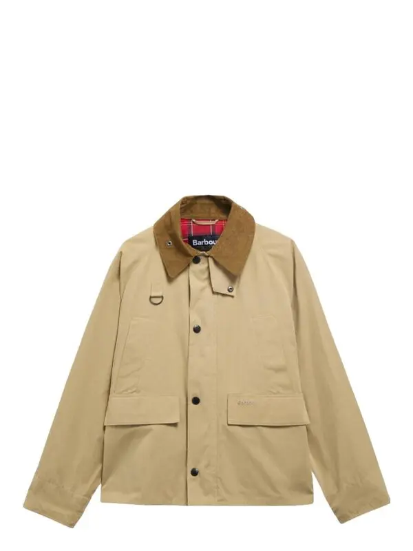 Barbour Solar Spey Corduroy Collar Jacket - Nude