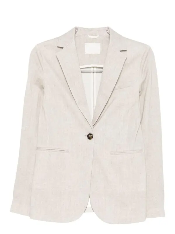CIRCOLO 1901 Single-breasted Blazer - White