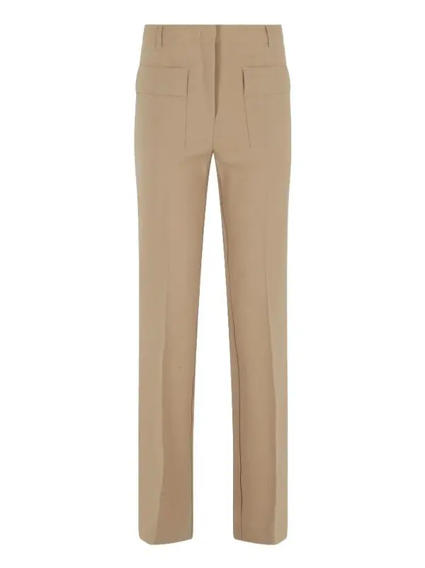 SEMICOUTURE Belted Casual Pants - Nude