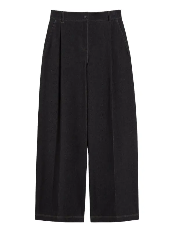 Max Mara Wide-leg Jeans - Ultramarine Blue