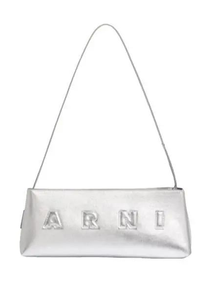 Marni Museo Baguette Shoulder Bag - Silver