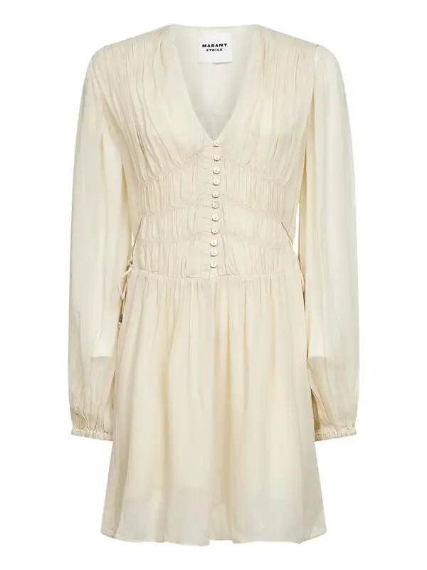 Isabel Marant Étoile Loriena Mini Dress - White