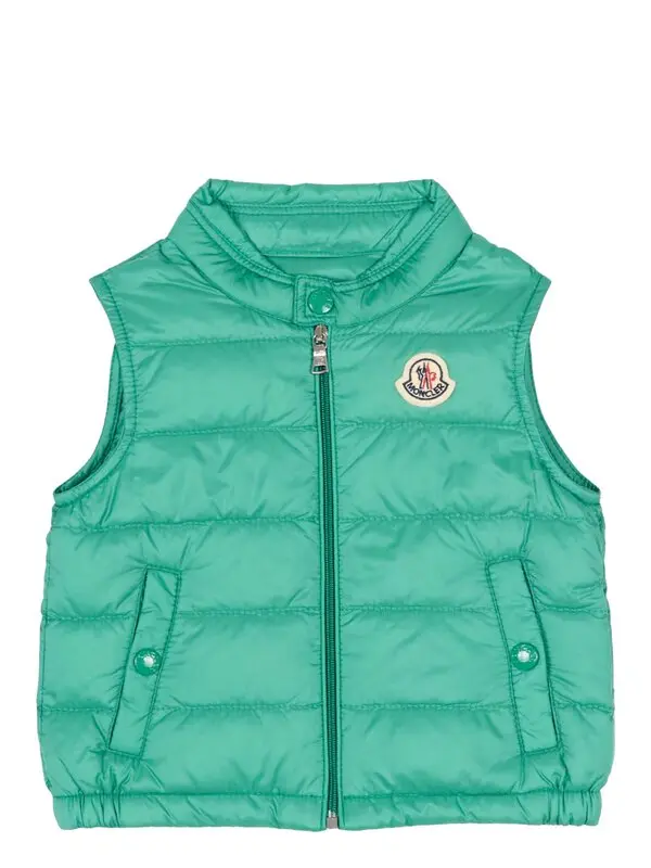 Moncler Amaury Packable Down Vest - Green