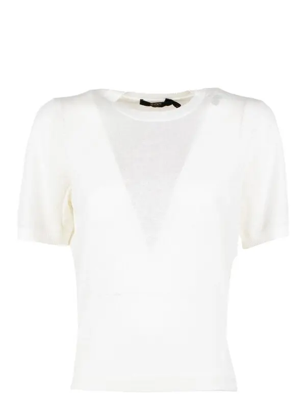 Seventy Short-sleeve Round-neck T-shirt - White
