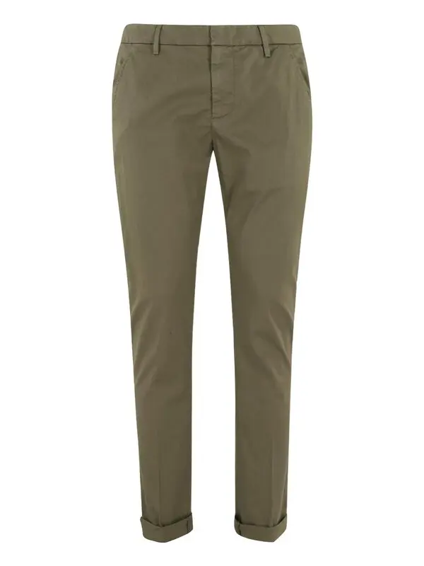 DONDUP Cuffed Trousers - Green