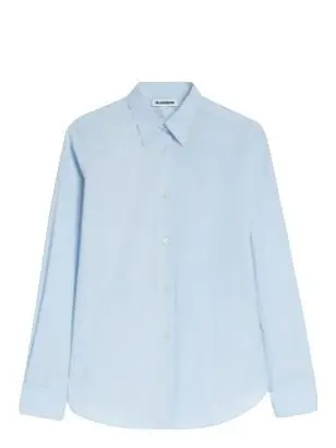 JIL SANDER Lightweight Poplin Shirt - Sky