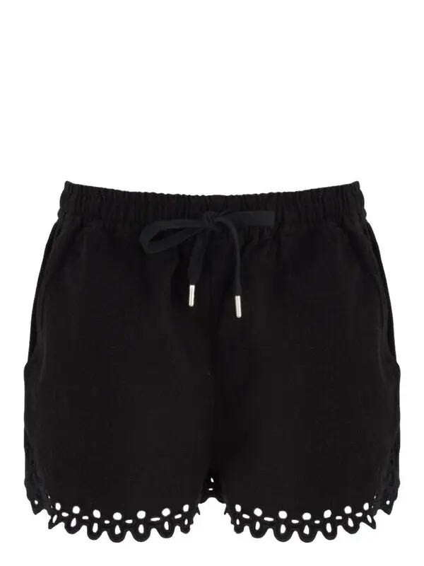 Isabel Marant Étoile Elasticated Waistband Drawstring Shorts - Faded Black