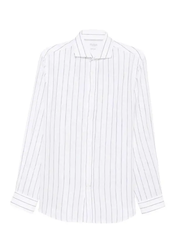 Brunello Cucinelli Striped Shirt - White