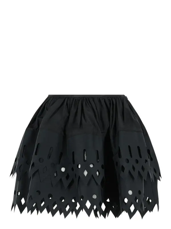 Blumarine Layered Mini Skirt - Black