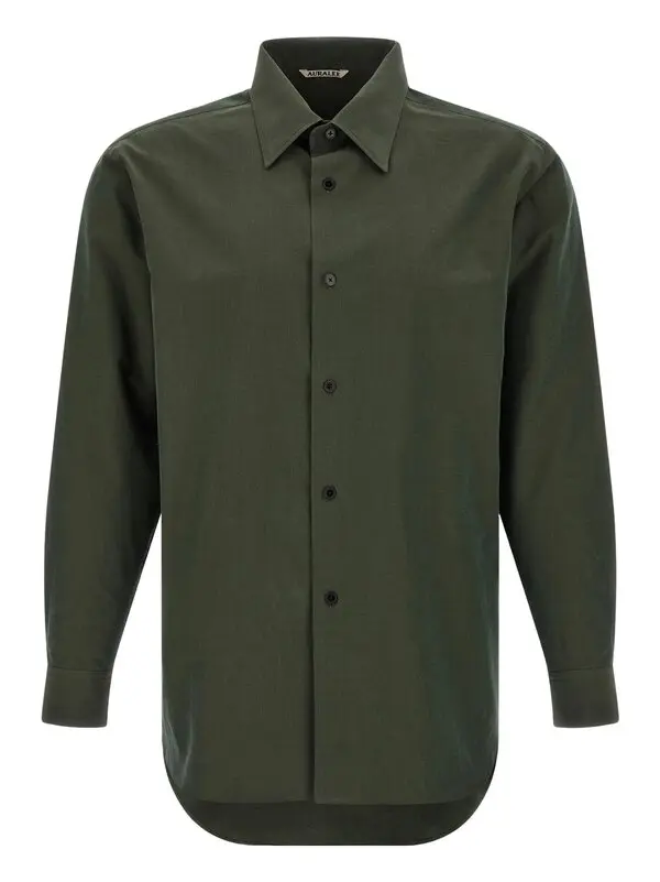 Auralee Long-sleeved Shirt - Green