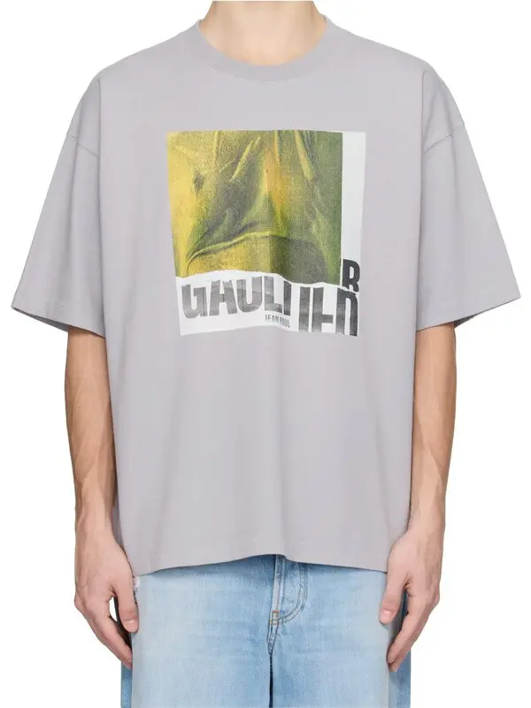 JEAN PAUL GAULTIER Logo Graphic Print T-shirt - White