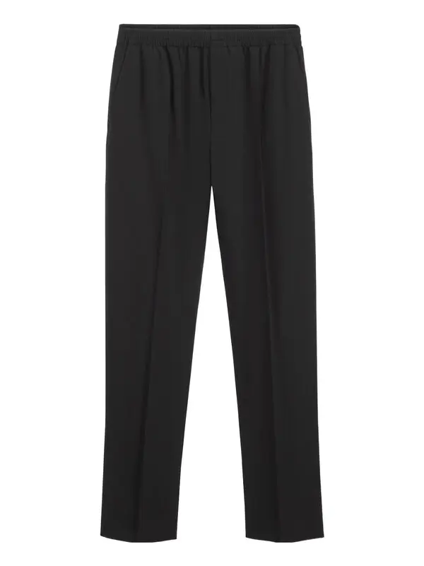 Dior Tailored Track Pants With Elasticated Waistband - Black
