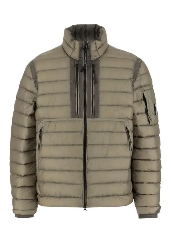 C.P. COMPANY D.d. Shell Goggle Down Jacket - Olive Green