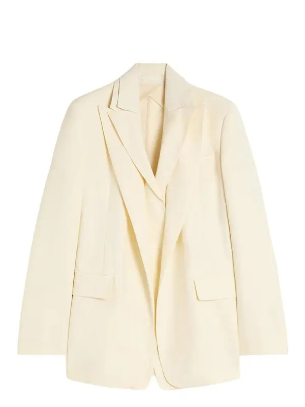 Sportmax Tenuta Long-sleeved Blazer - Light Yellow