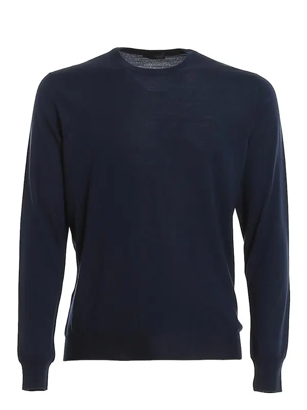 DRUMOHR Crewneck Long-sleeve Knitted Sweater - Black