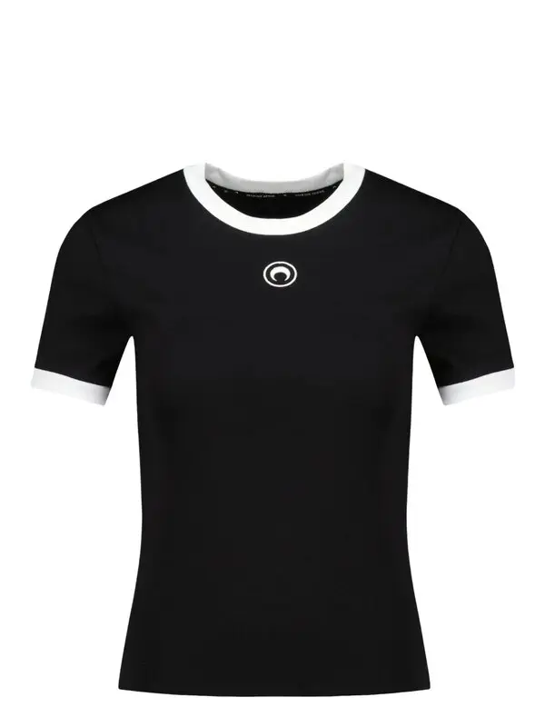 MARINE SERRE Moon Logo Jersey T-shirt - Black