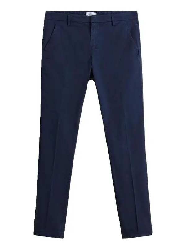 DONDUP Plain Tapered Leg Chinos - Black