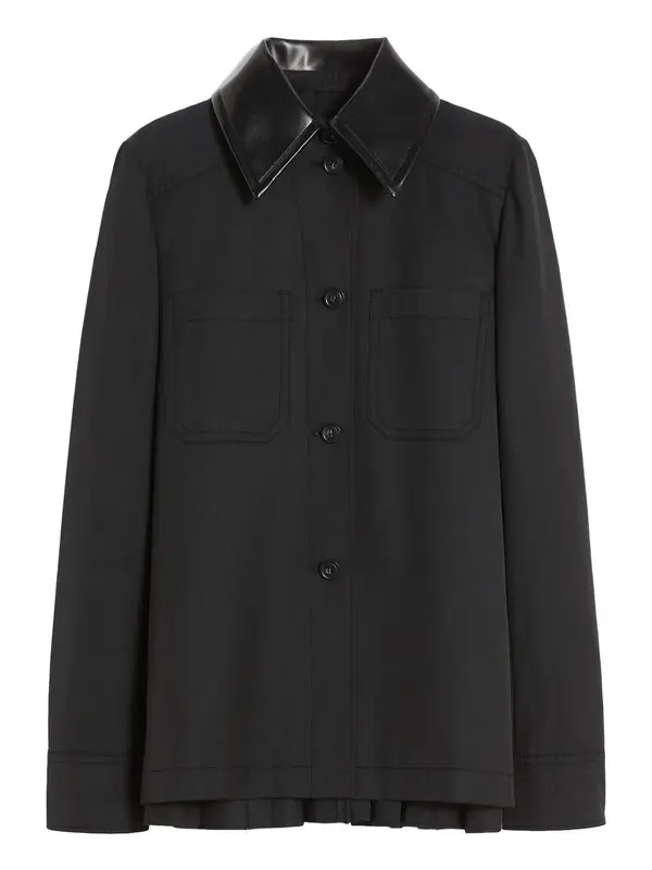 Sportmax Boxy Collar Jacket - Black