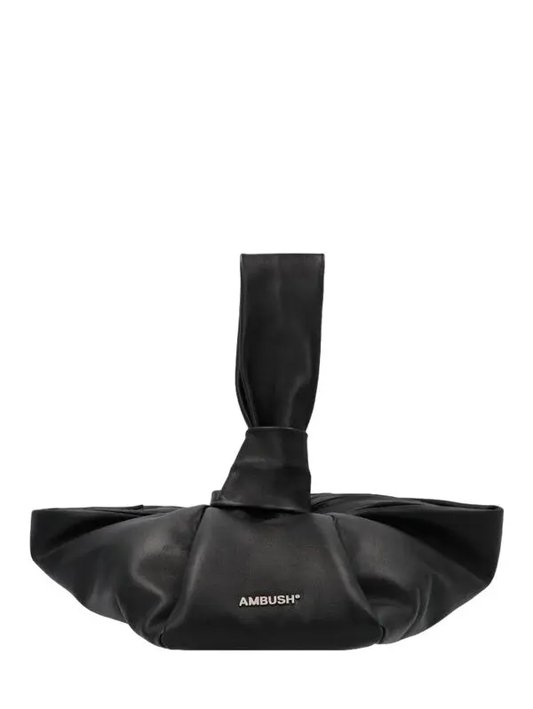 AMBUSH Twisted Top Handle Bag - Black