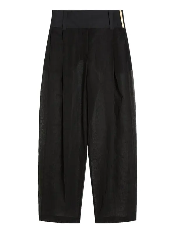 Sportmax Favetta Paneled Trousers - Black