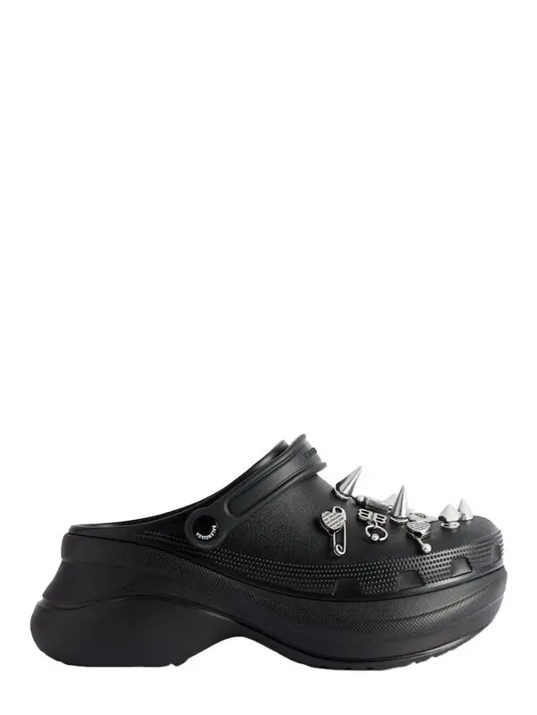 Balenciaga X Crocs Mule Jibbitz Sandals - Black