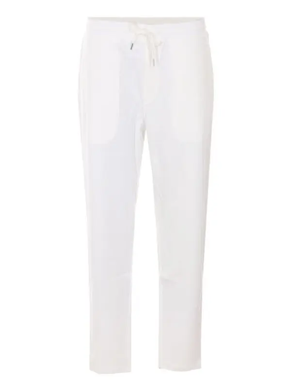 Brunello Cucinelli Straight Leg Trousers - White