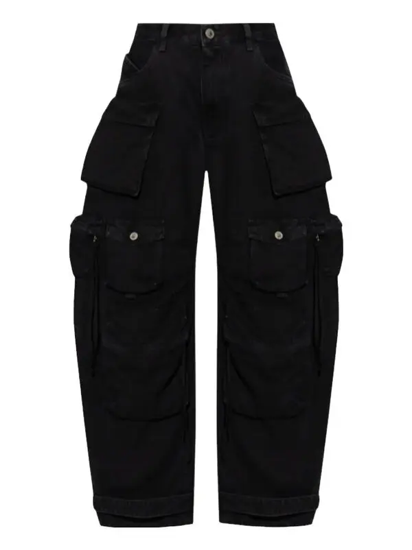 Attico The Fern Cargo Pants - Black