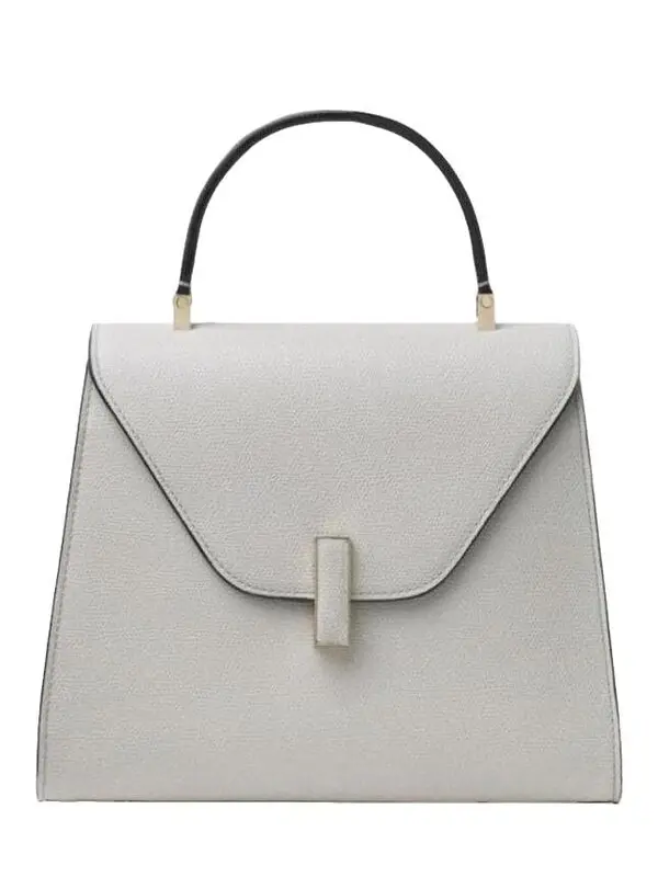 VALEXTRA Iside Medium Top Handle Bag - Gray