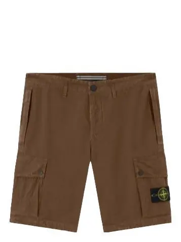 Stone Island Belt-loops Cargo Shorts - Ochre