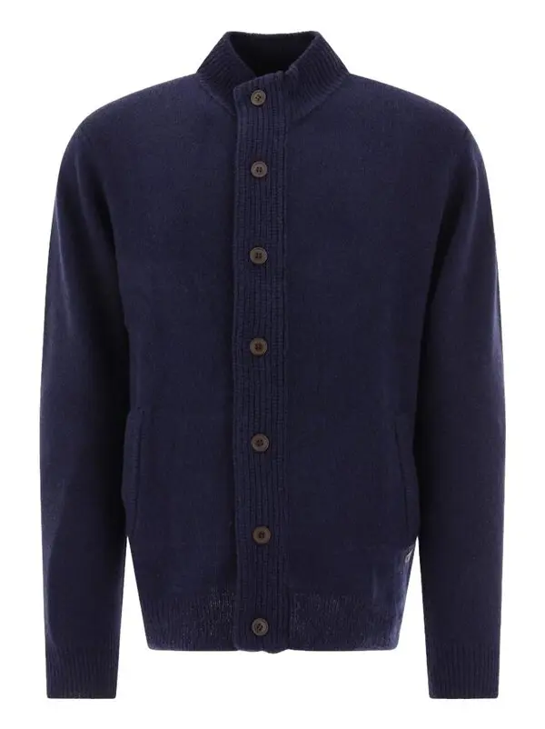 Barbour Long Sleeved Knitted Jacket - Black